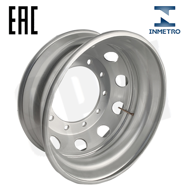 Full Machined Face Steel Truck Wheel Truck Rims Commercial Truck Wheels ...