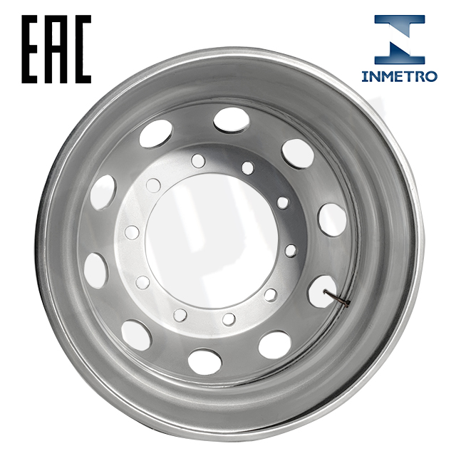 Full Machined Face Steel Truck Wheel Truck Rims Commercial Truck Wheels ...