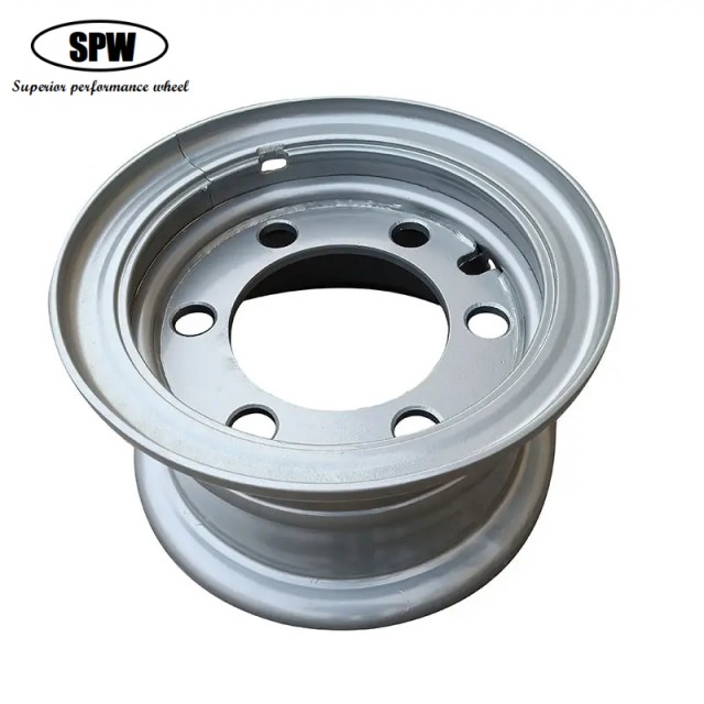 Forklift steel wheels with rim size 5.00S-12 for matching 700-12 ...
